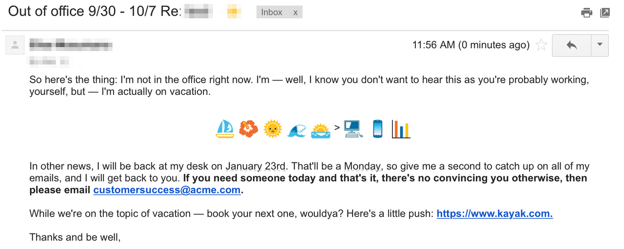 14 Best Out of the Office Message Examples [Updated 2021]