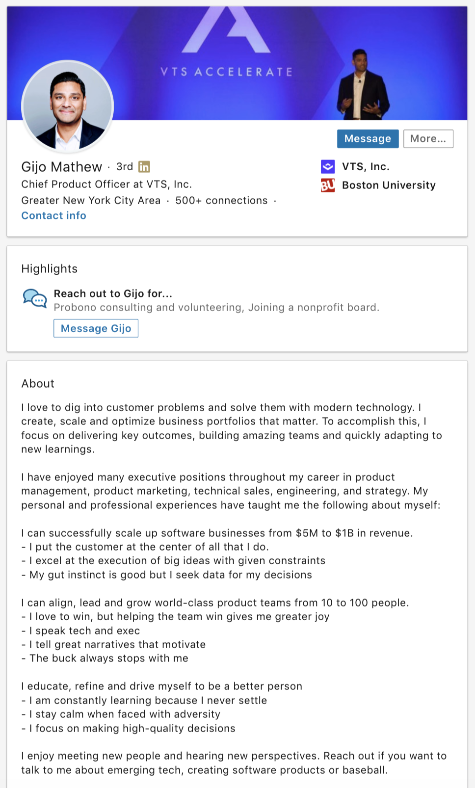 6 LinkedIn Summary Examples to Master Your First Impression | LaptrinhX