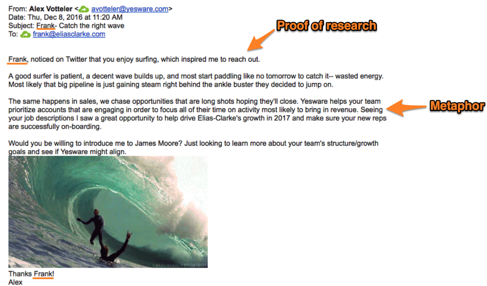 How to Be a Superhero with a Proven Cold Email Template - Yesware Blog